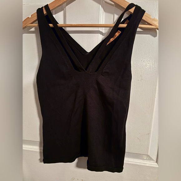 Essendi | Tops | Essendi Black Stretchy Tank Top | Poshmark